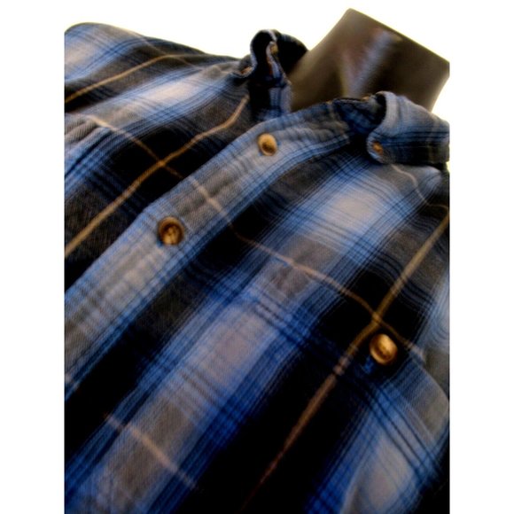 Gander Mountain | Shirts | Gander Mtn Guide Series Blue Plaid Flannel ...